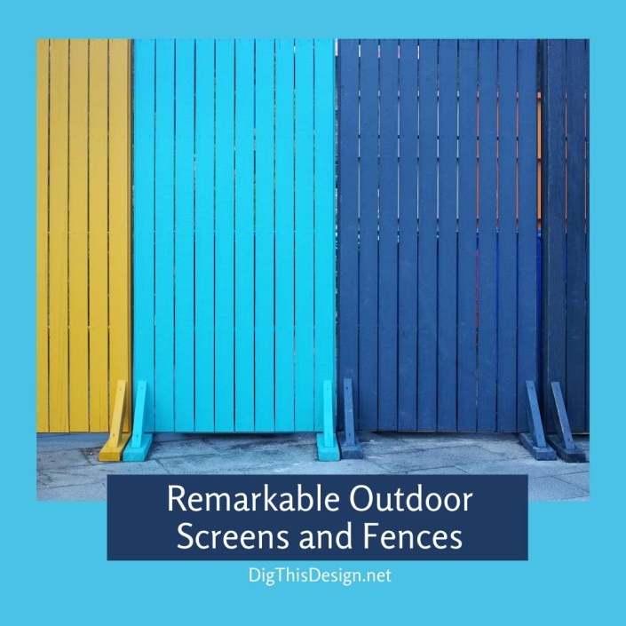 Remarkable Outdoor Screens and Fences - Dig This Design
