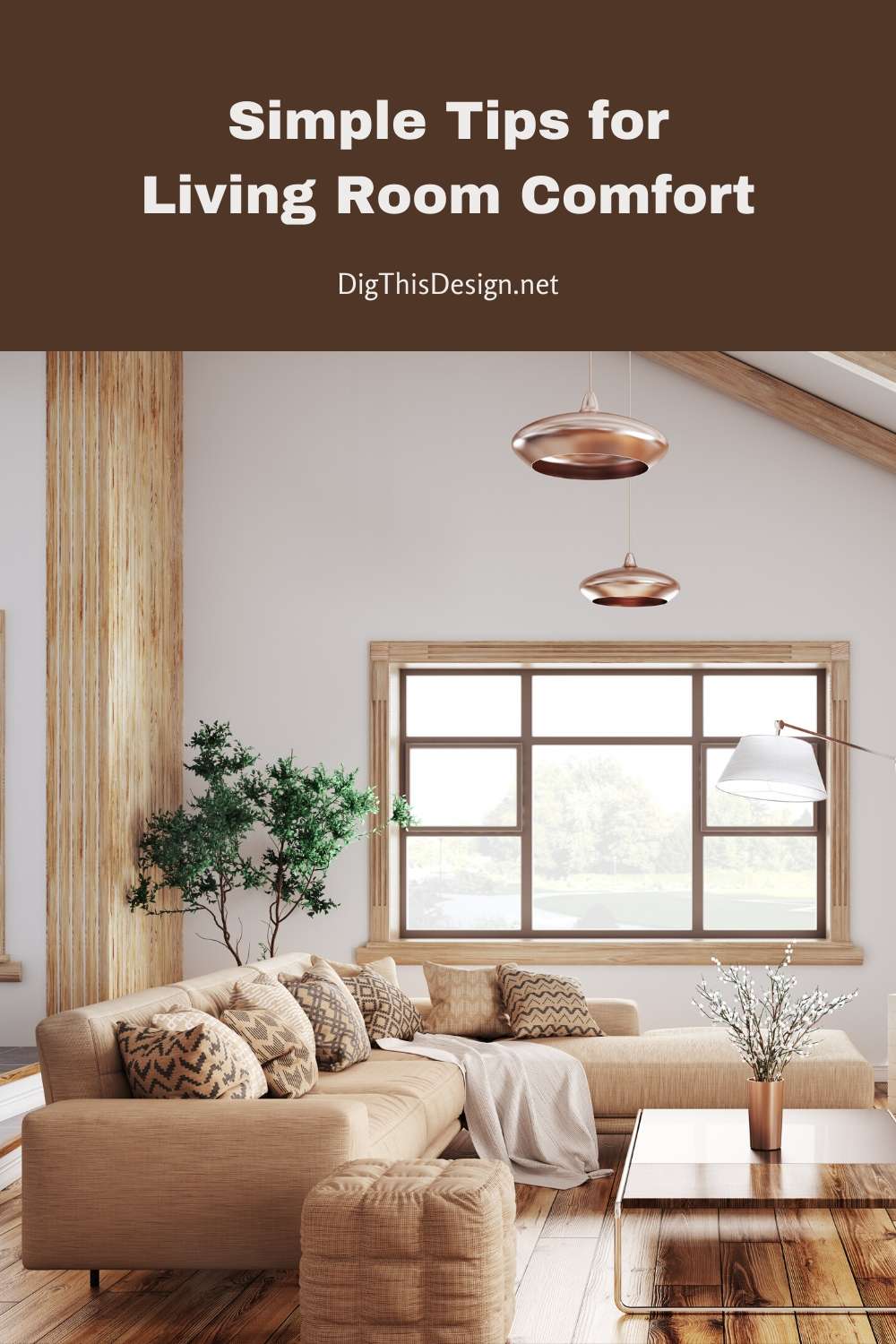 Living Room Comfort; Light, Color, and Space - Dig This Design