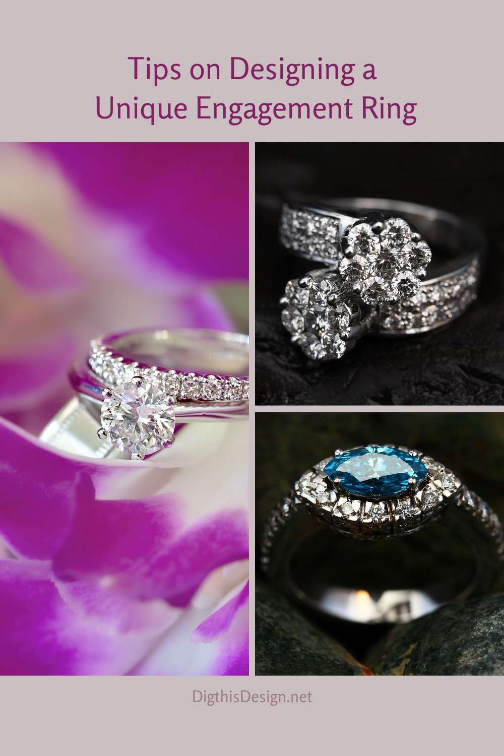 A Unique Engagement Ring Designed by You, Says More - Dig This Design