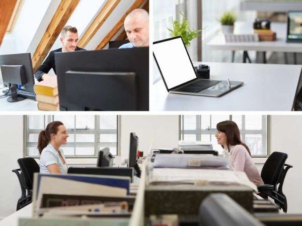 Office Space Designed for Two - Dig This Design